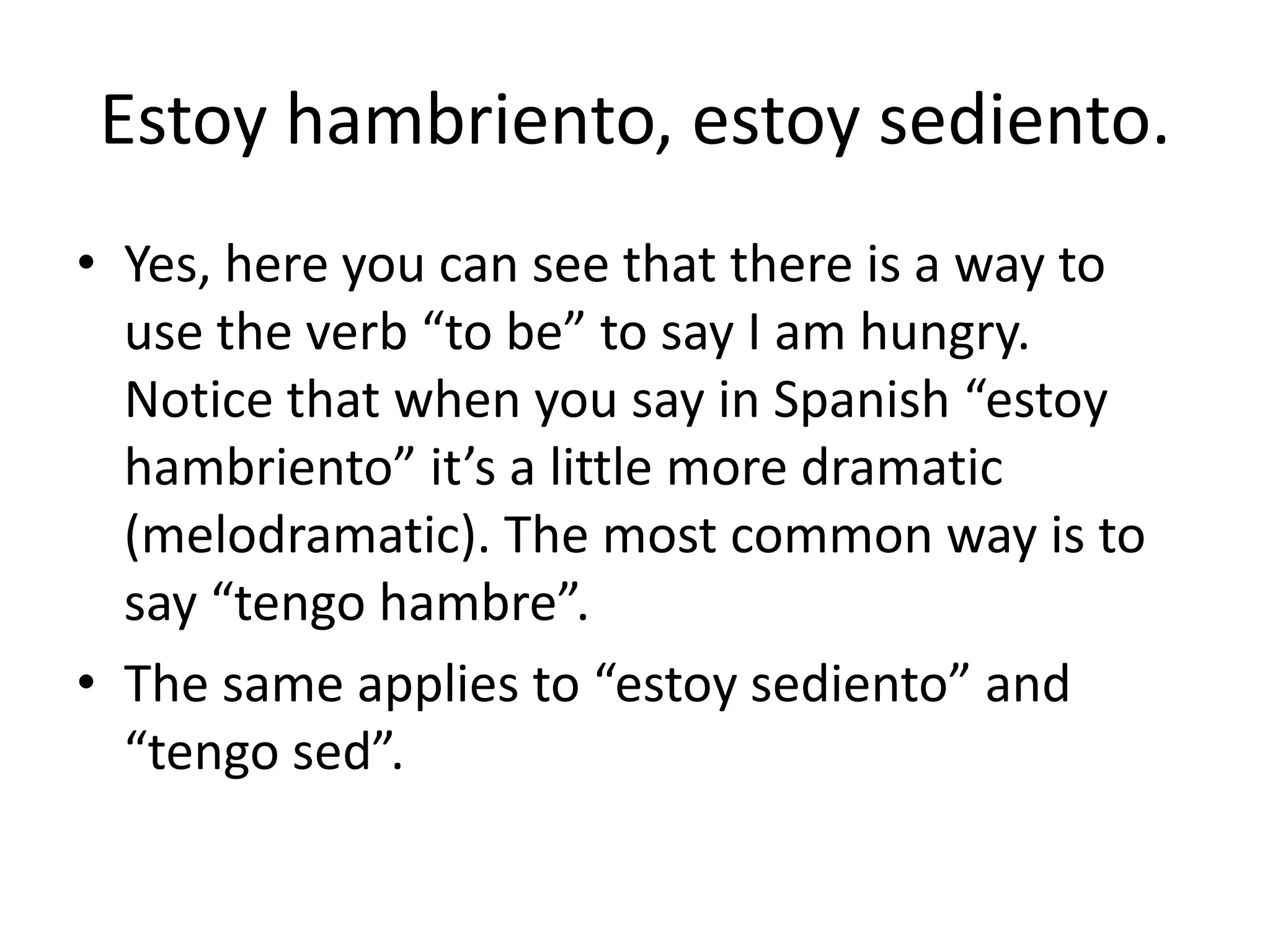 How to Say "I Am" in Spanish | PPTX