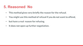 How to say no | PPTX