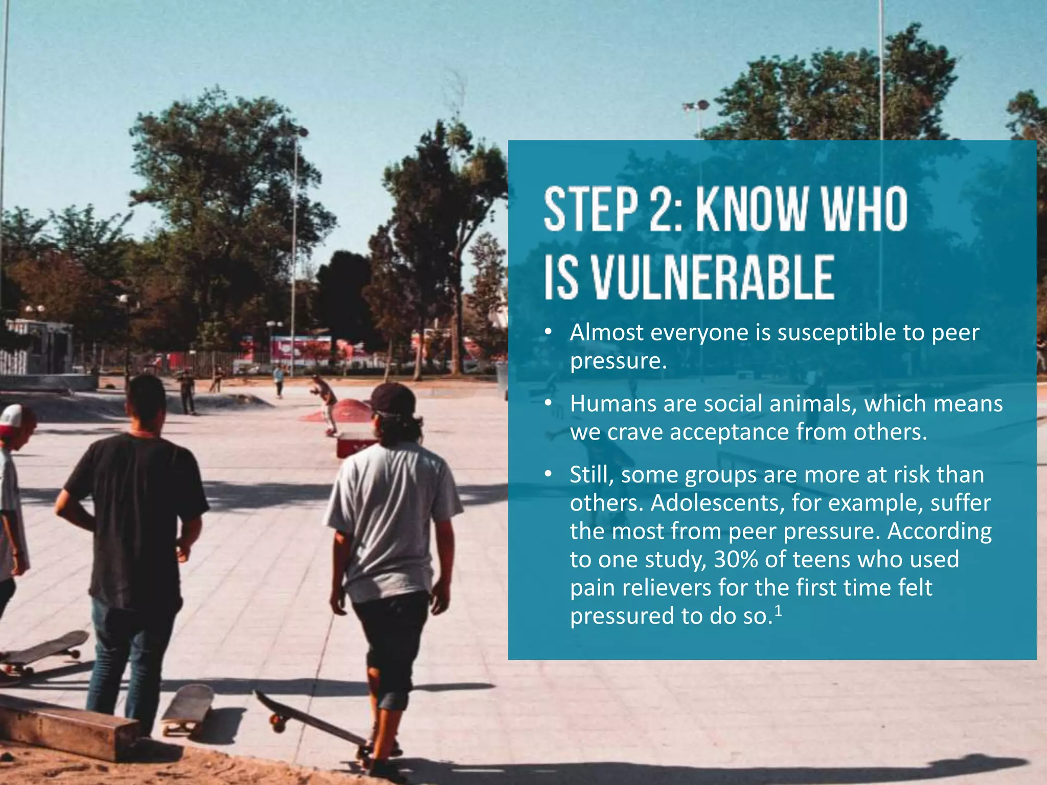 How to Say No: 8 Steps to Fighting Peer Pressure | PPT