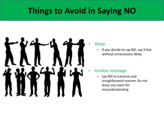 How to say no slideshare | PDF