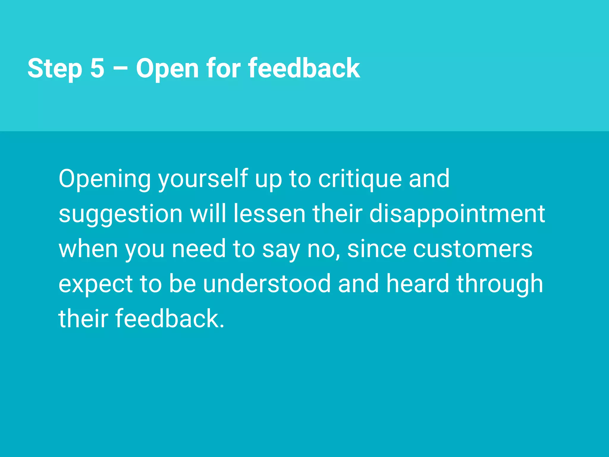 How to Say No to Your Customer | PPTX
