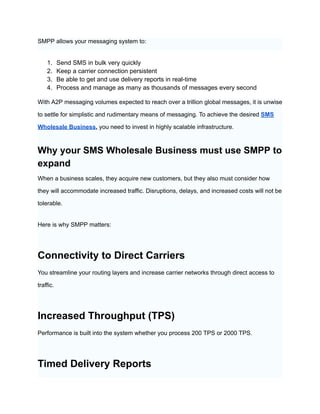 How to Scale Your SMS Wholesale Business Faster Using SMPP in 2026 ...
