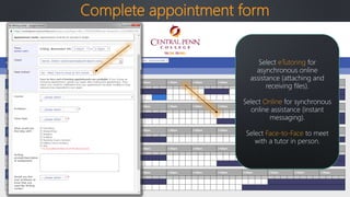 How to schedule appointments | PPT
