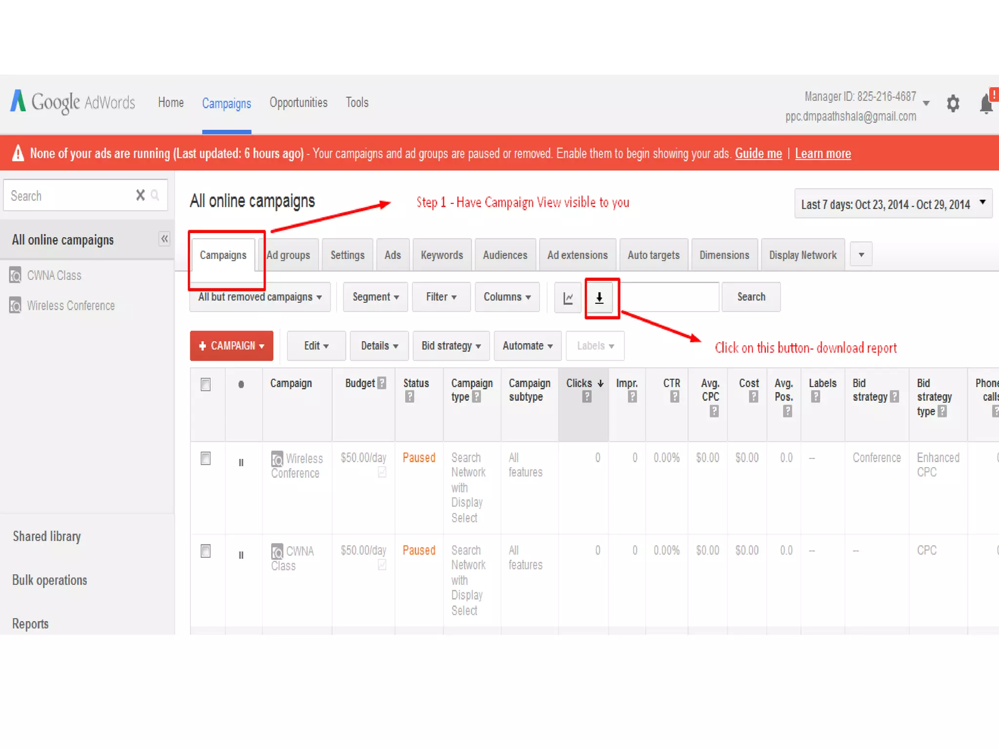 How to schedule google adwords reports | PPTX
