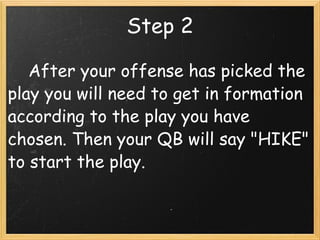 How to score_a_touchdown | PPT | American Football | Sports