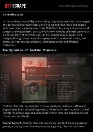 How to Scrape Emails Data from YouTube Channels.pptx