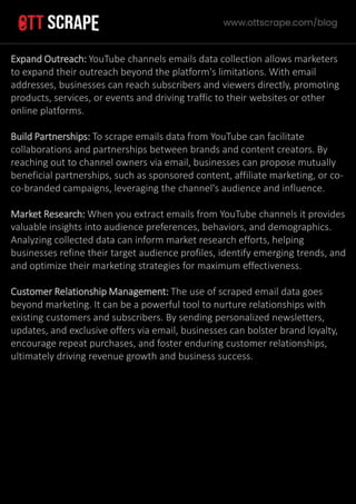 How to Scrape Emails Data from YouTube Channels.pptx