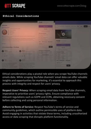 How to Scrape Emails Data from YouTube Channels.pptx