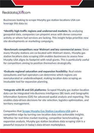 How to Scrape Murphy Gas Station Locations USA for Retail Expansion Analysis.pptx