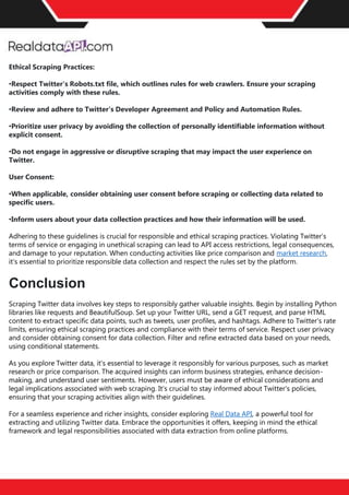 How to Scrape Twitter Data - A Step-by-Step Guide.pptx | Internet | Computing