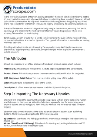 How to Scrape Zara Fashion Brand Data Using Python and Selenium.pdf