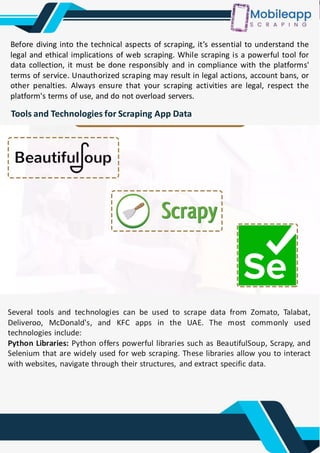 How to Scrape Zomato, Talabat, Deliveroo, McDonald's, and KFC App Data in UAE.pdf