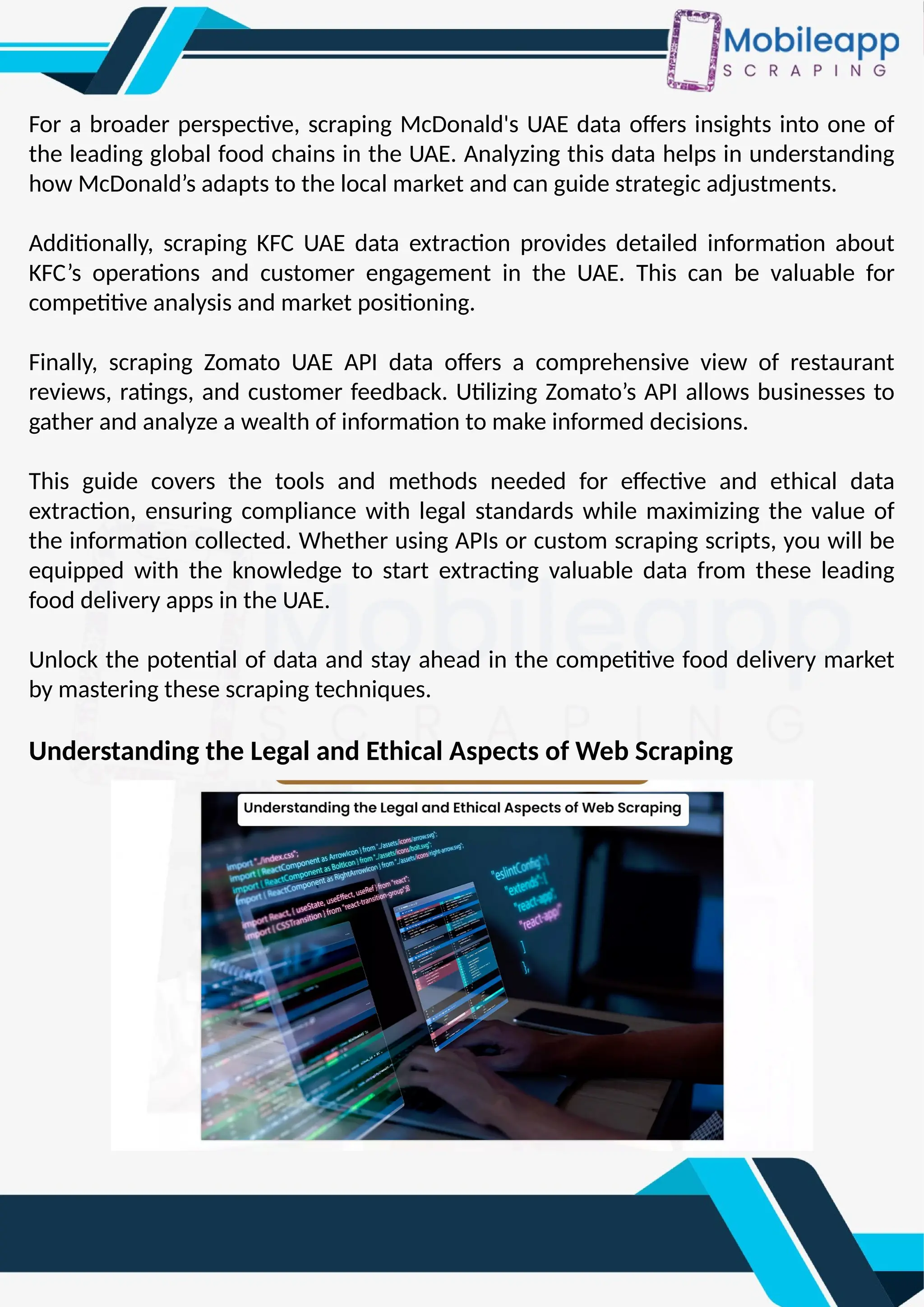 How to Scrape Zomato, Talabat, Deliveroo, McDonald's, and KFC App Data ...