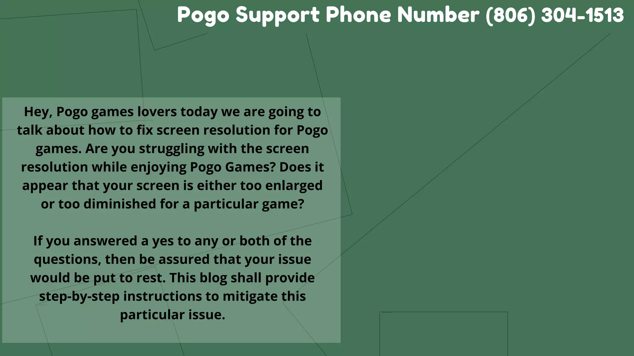 How to screen resolution for pogo games | PPTX