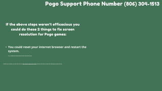 How to screen resolution for pogo games | PPTX