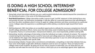 How To Search The Best High School Internships.pptx | Free Download