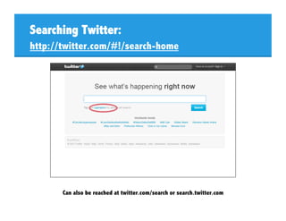 How to Search Twitter | PDF | Search | Internet