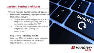 How to secure a safe teleworking environment | PPTX