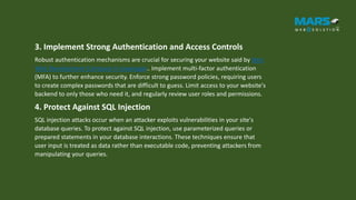 How to Secure Your Website-Essential Web Development Practices | PPTX