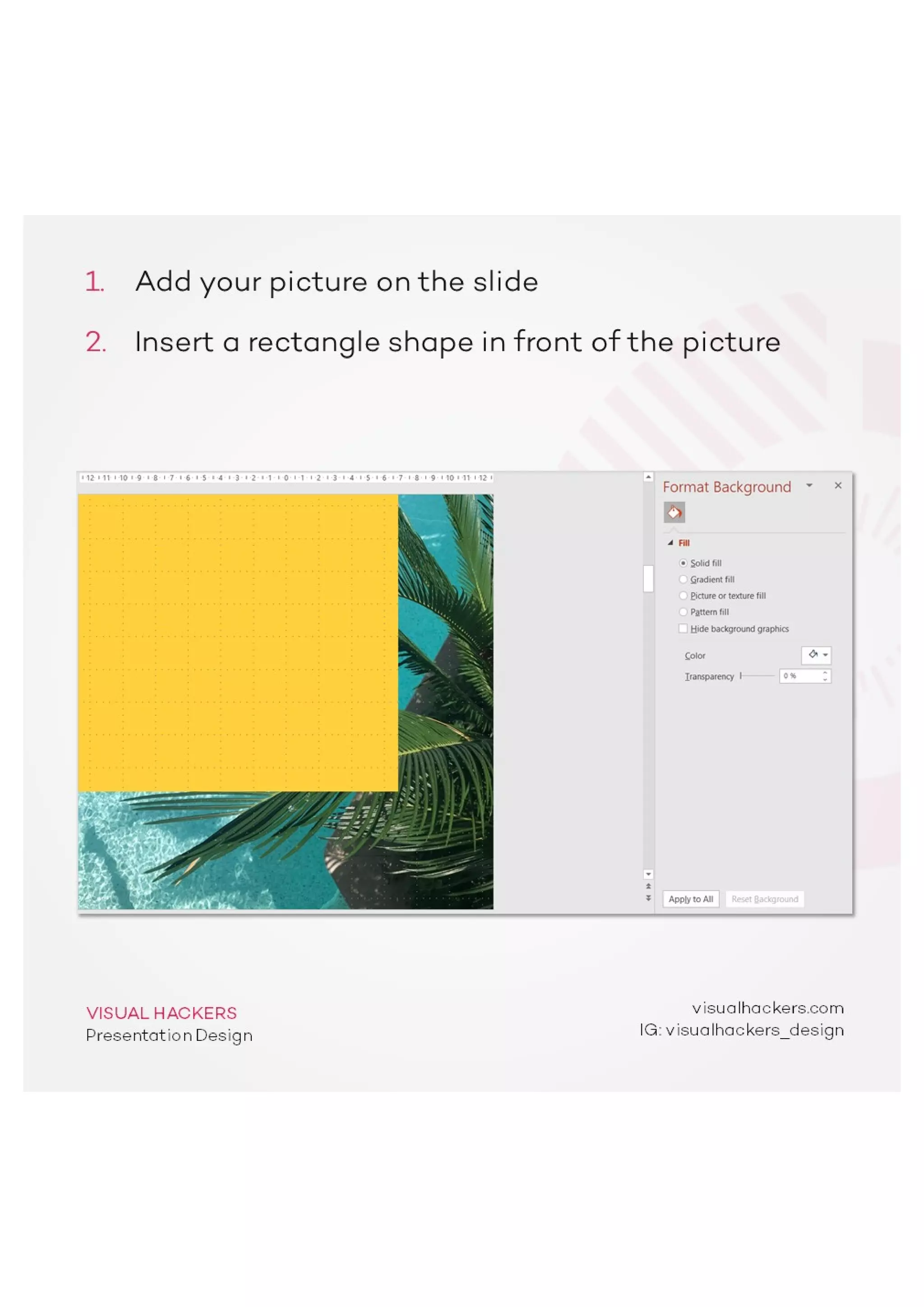 How to create a see-through cutout effect in PowerPoint | PDF