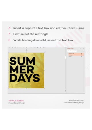 How to create a see-through cutout effect in PowerPoint | PDF