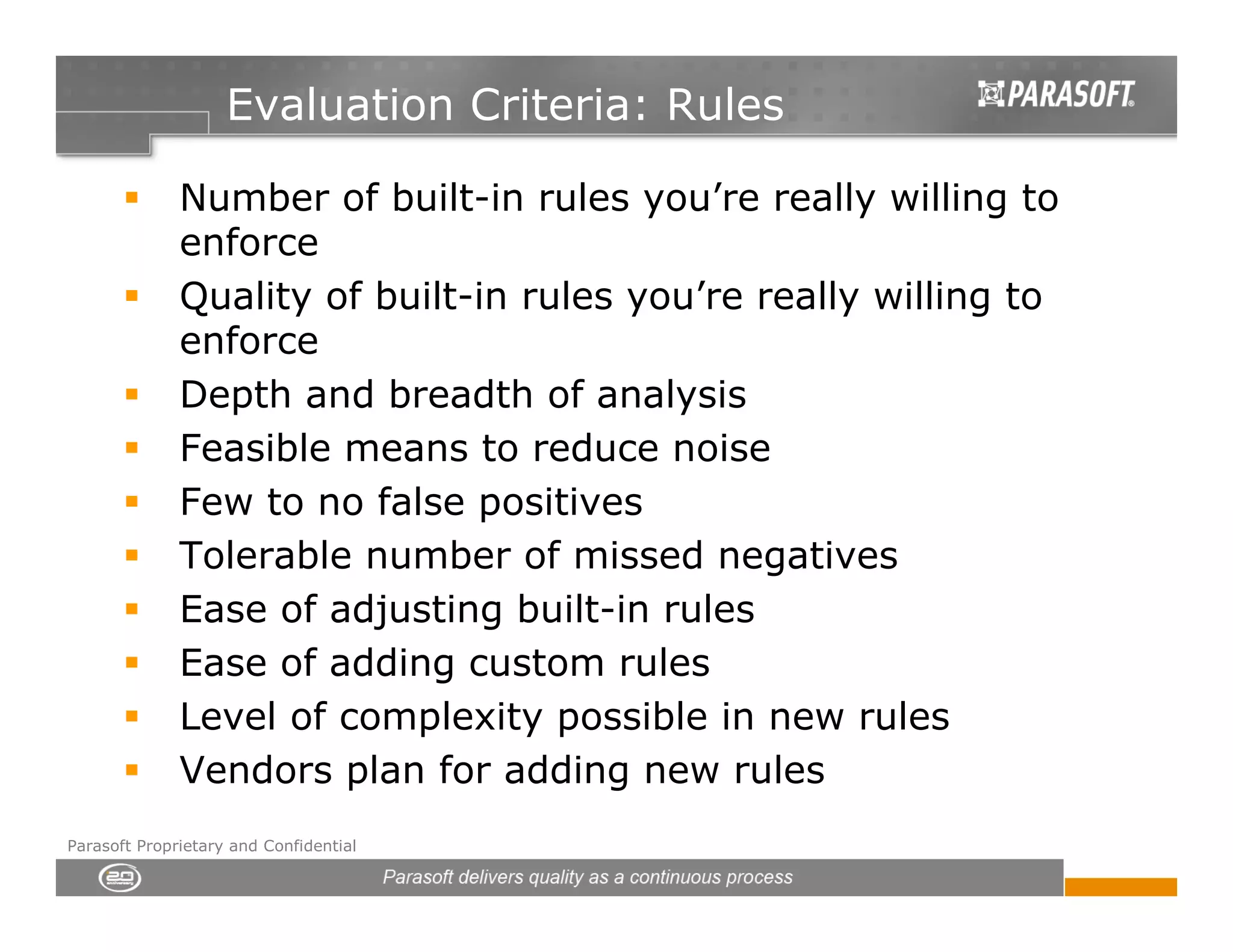 How To Select A Static Analysis Tool Ppt