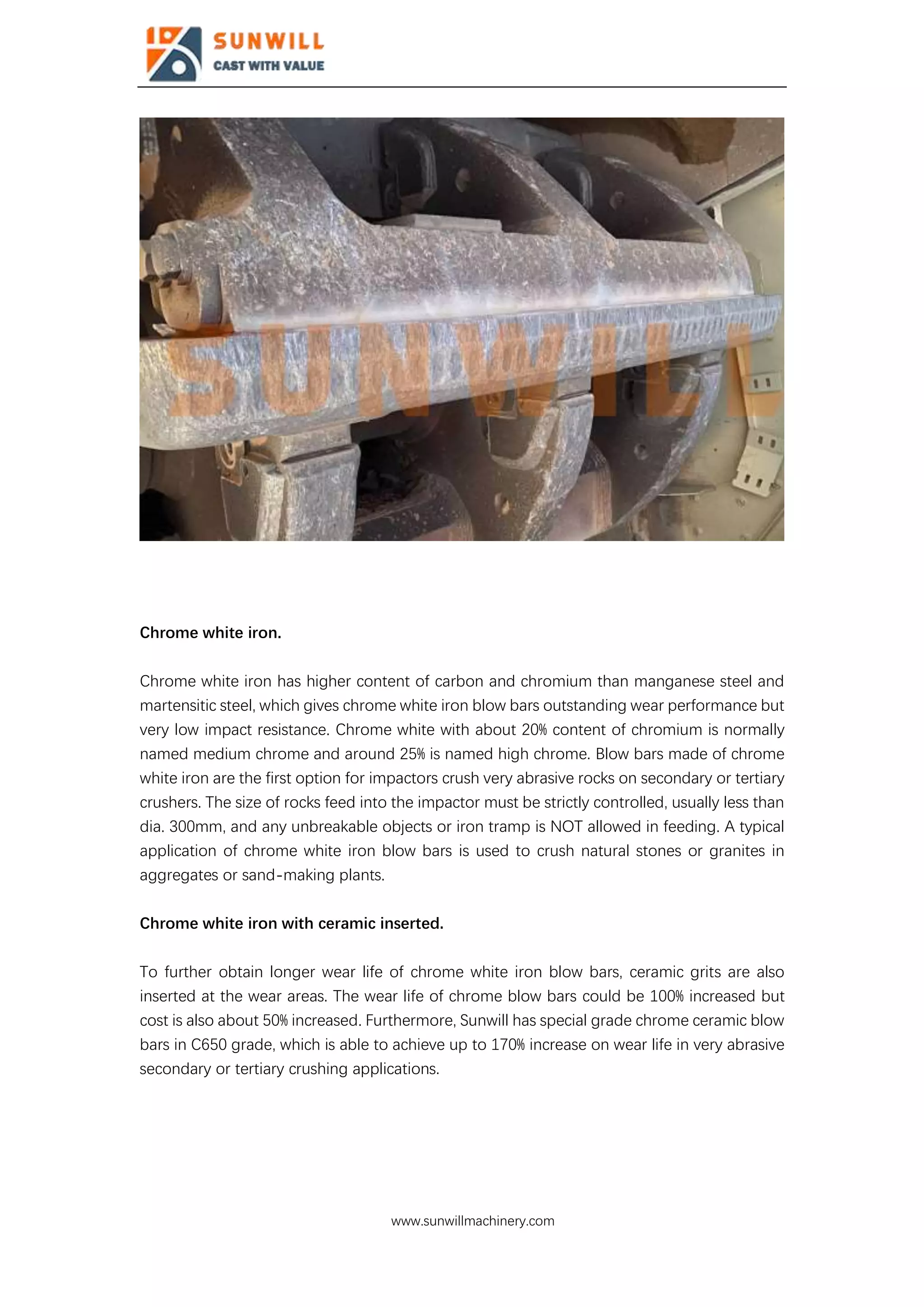 How to select right blow bars for horizontal shaft impactor.pdf