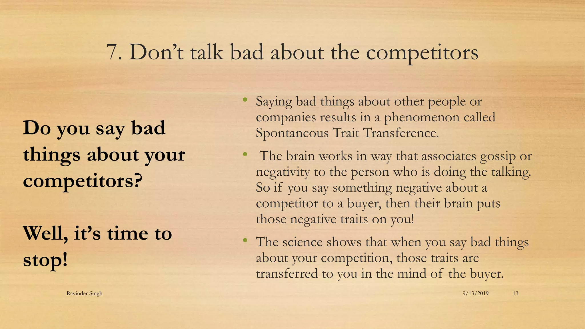 Science based selling techniques | PPTX