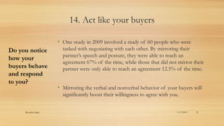 Science based selling techniques | PPTX