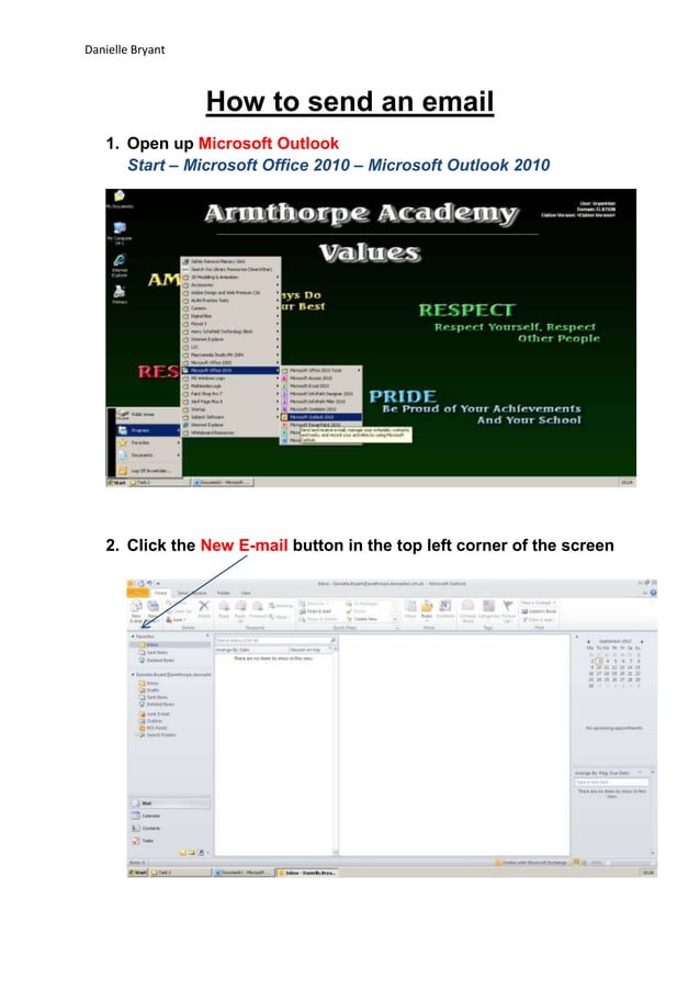 How to send an email | DOCX