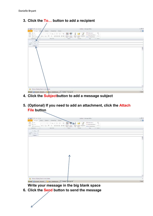 How to send an email | DOCX