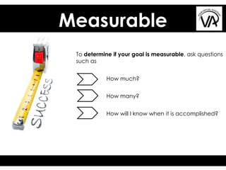 How to Set Achievable Goals Using the SMART Goal System | PPTX
