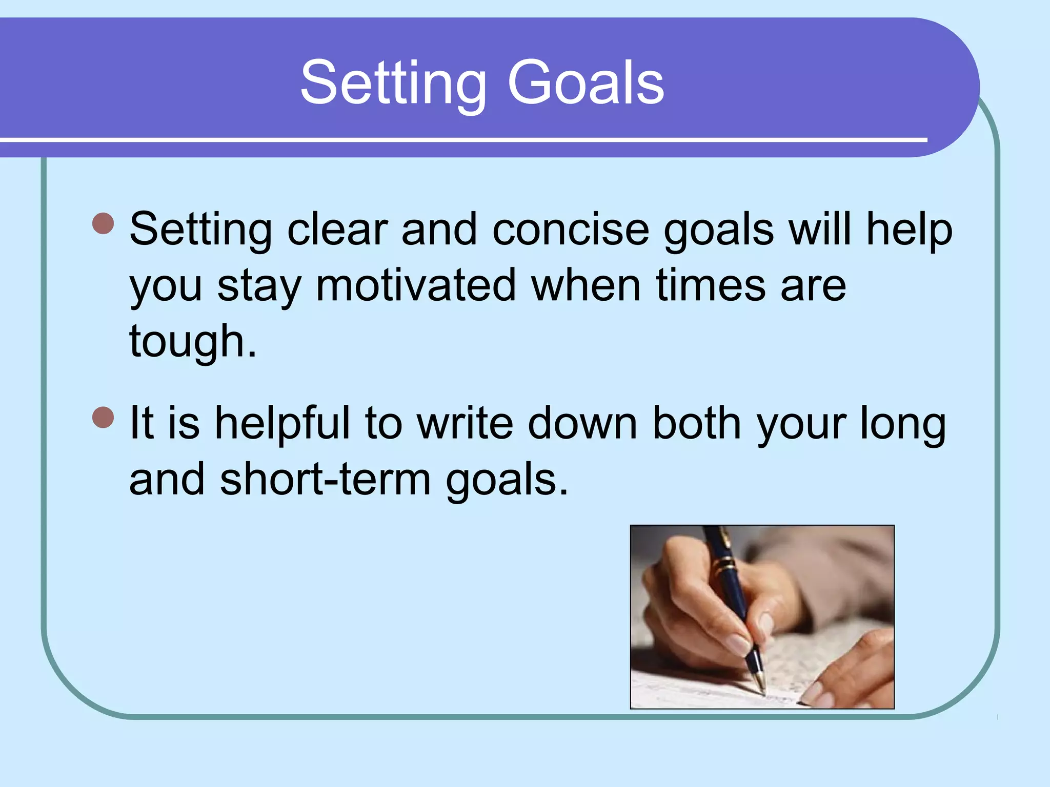 How to set and achieve goals | PPT