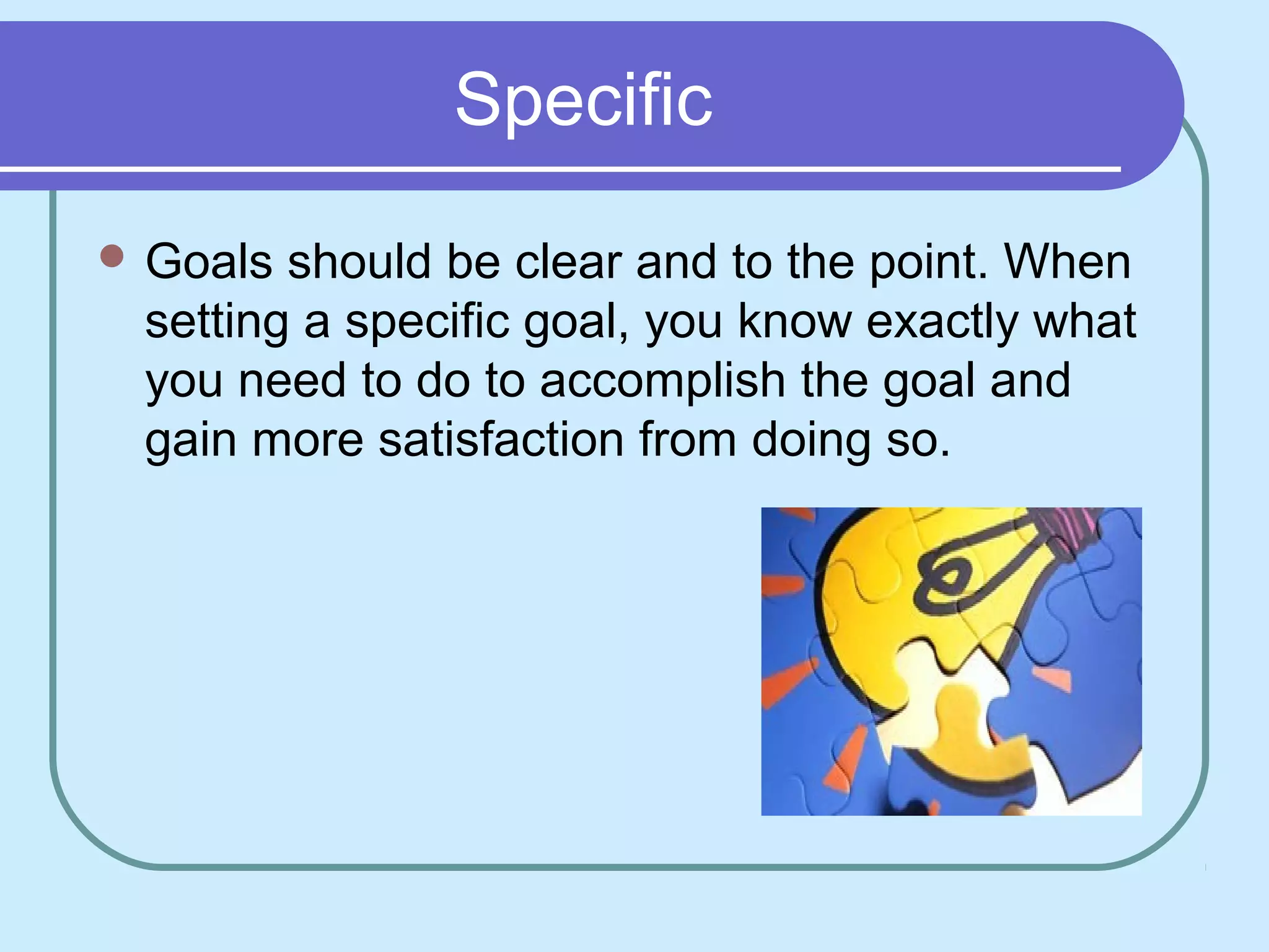 How to set and achieve goals | PPT
