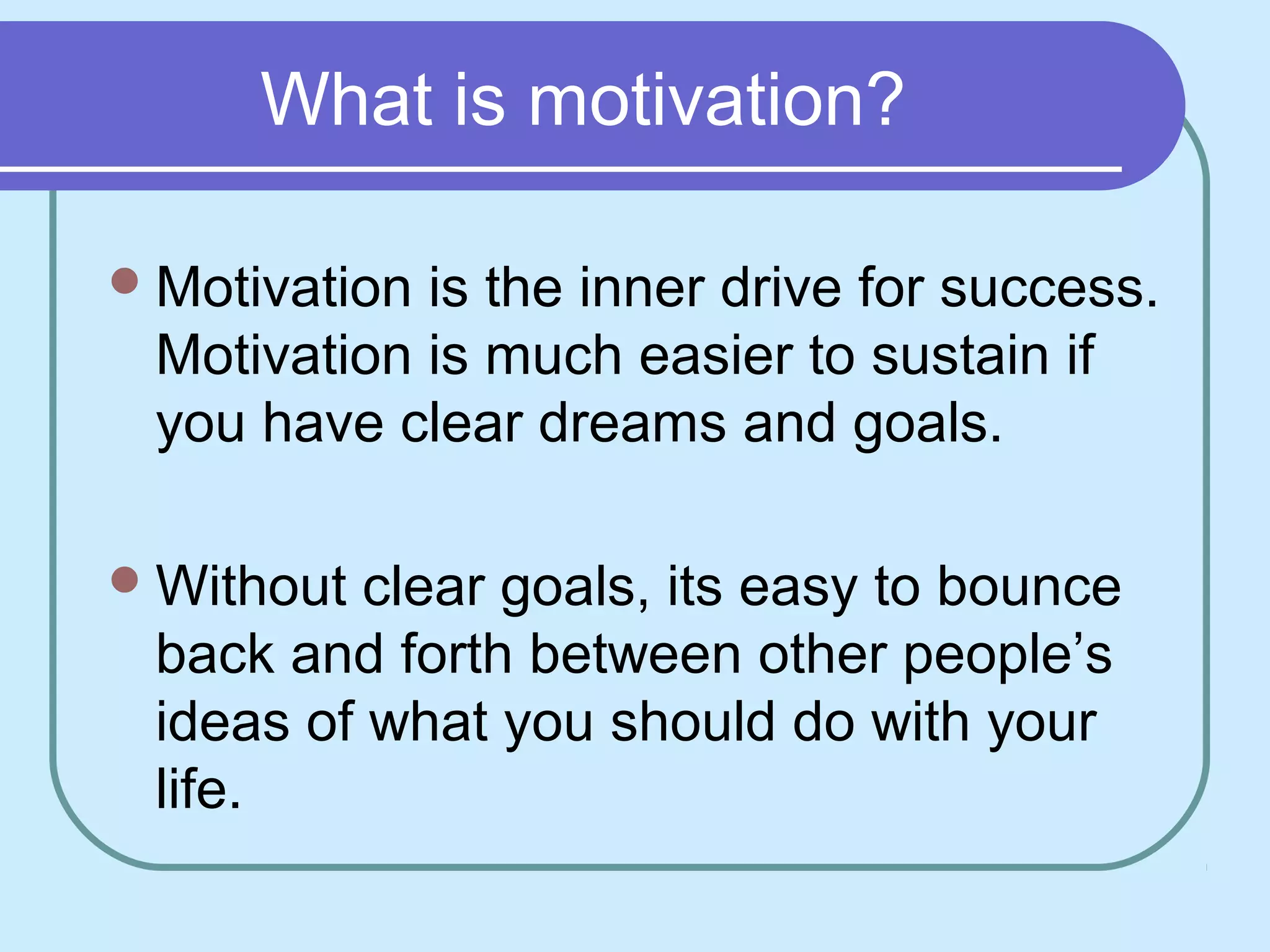 How to set and achieve goals | PPT
