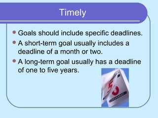 How to set and achieve goals | PPT