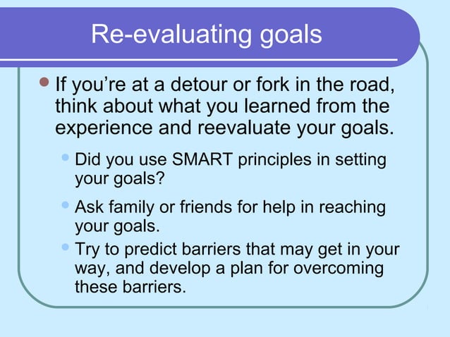 How to set and achieve goals | PPT