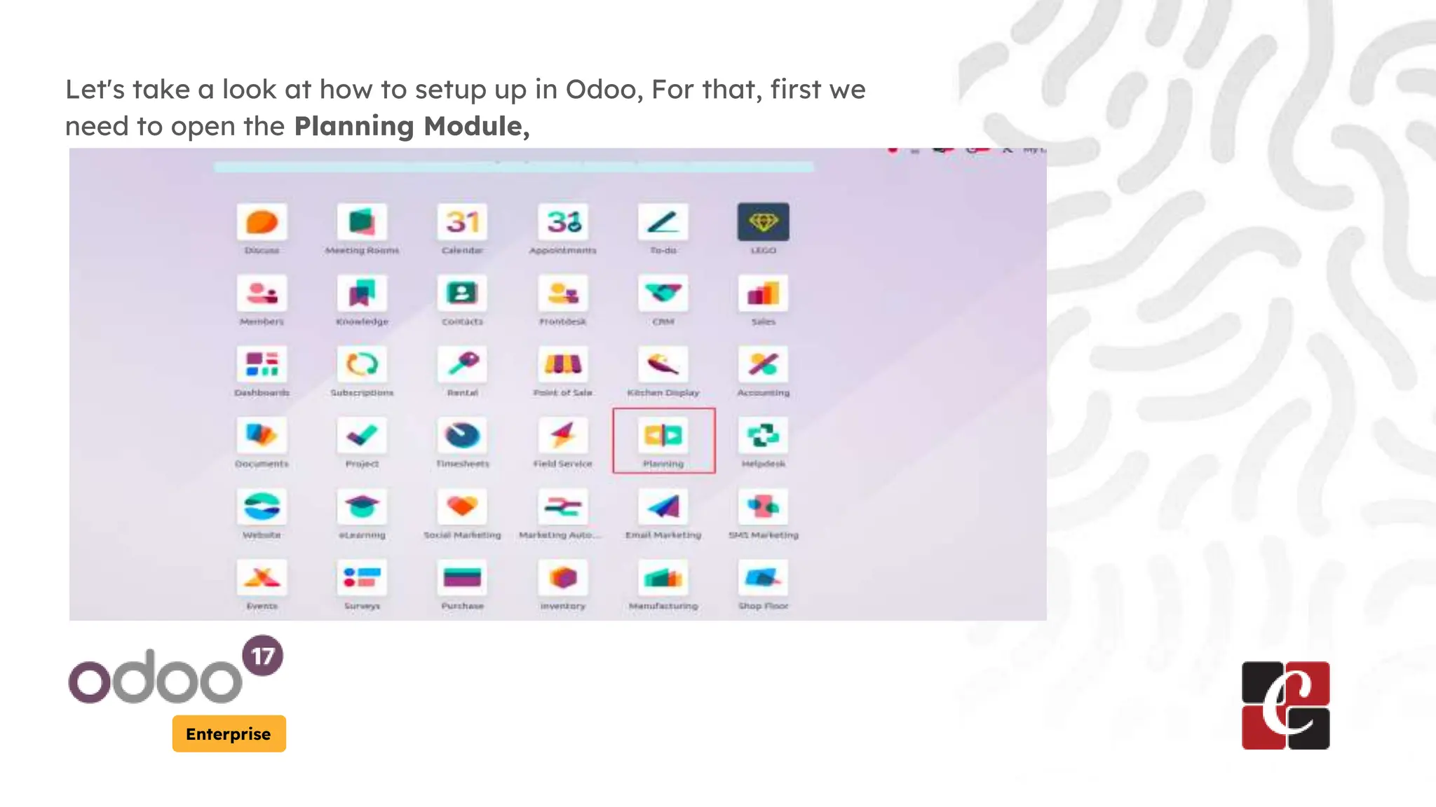 How to Set Auto Plan in Odoo 17 ERP Module | PPTX
