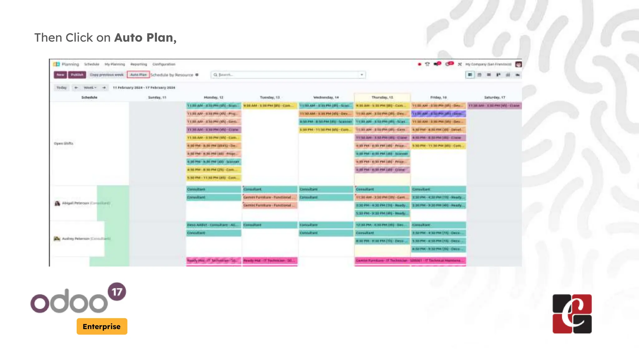 How to Set Auto Plan in Odoo 17 ERP Module | PPTX