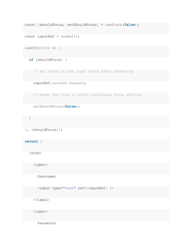 How to set focus on an input field after rendering in ReactJS in 2024_.pdf
