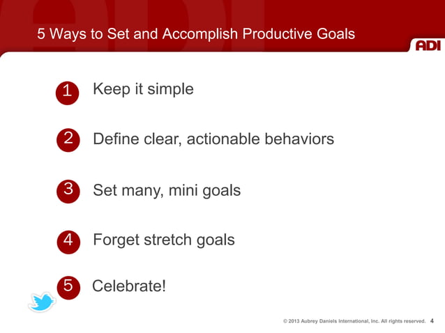 5 Fool-Proof Ways to Set and Accomplish Productive Goals | PDF
