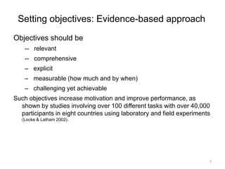 How to set objectives | PPTX