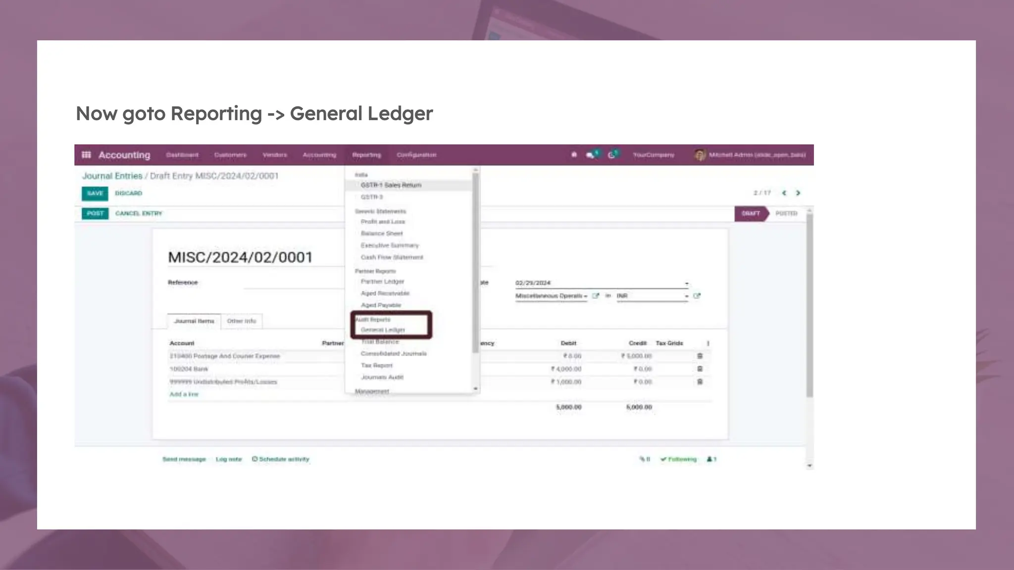 How to set opening balance in odoo 15 (Enterprise) | PPTX