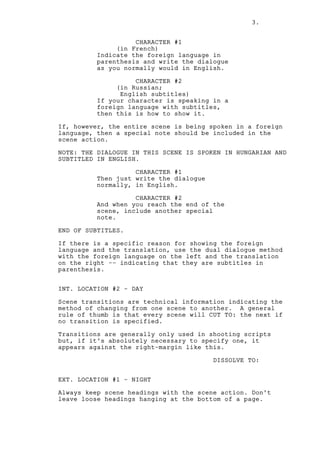 How to set out a Screenplay | PDF | Screenwriting | Content Production