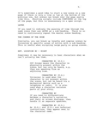 How to set out a Screenplay | PDF | Screenwriting | Content Production