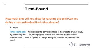 How To Set Smart Goals (with examples) by Timeneye | PPT