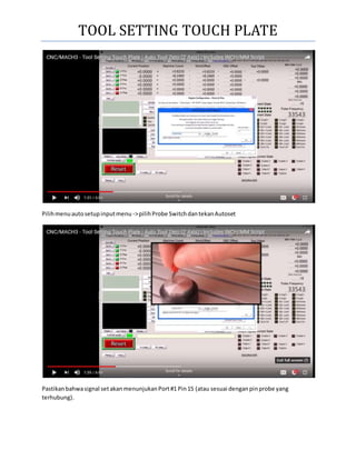 How to setting probe touch plate | DOCX