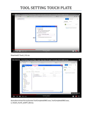 How to setting probe touch plate | DOCX