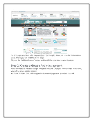 How to set up a Google Analytics heat map.pdf