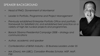 How to setup and lead a successfully PMO | PPT